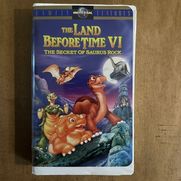 Media | The Land Before Time Vi The Secret Of Saurus Rock Vhs 1998 Clamshell | Poshmark